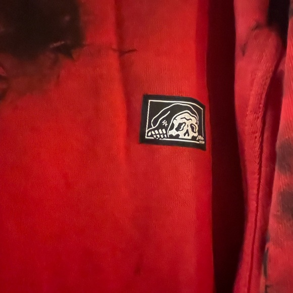 Zumiez | Shirts | Lurking Class By Sketchy Tank Branch Logo Red Tie Dye ...